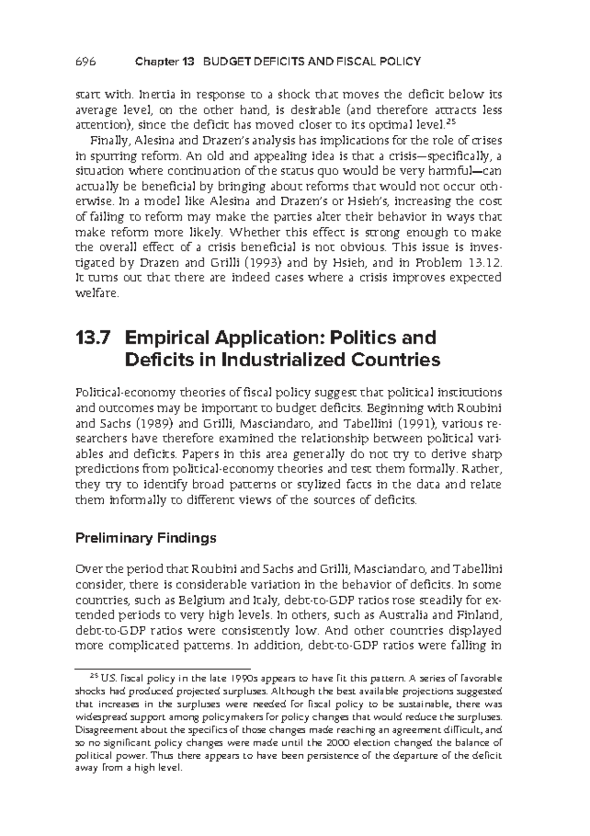 696 Chapter 13: Budget Deficits & Fiscal Policy Insights - Studocu