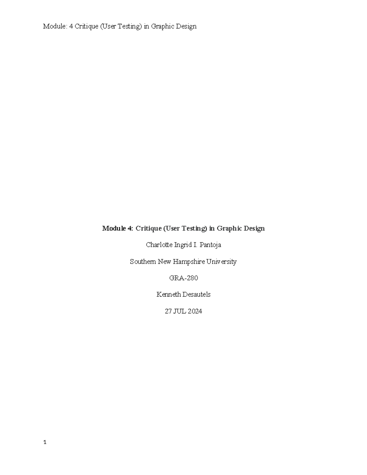 GRA280 MOD 4 - User Testing Critique of Food Truck Advertisement - Studocu