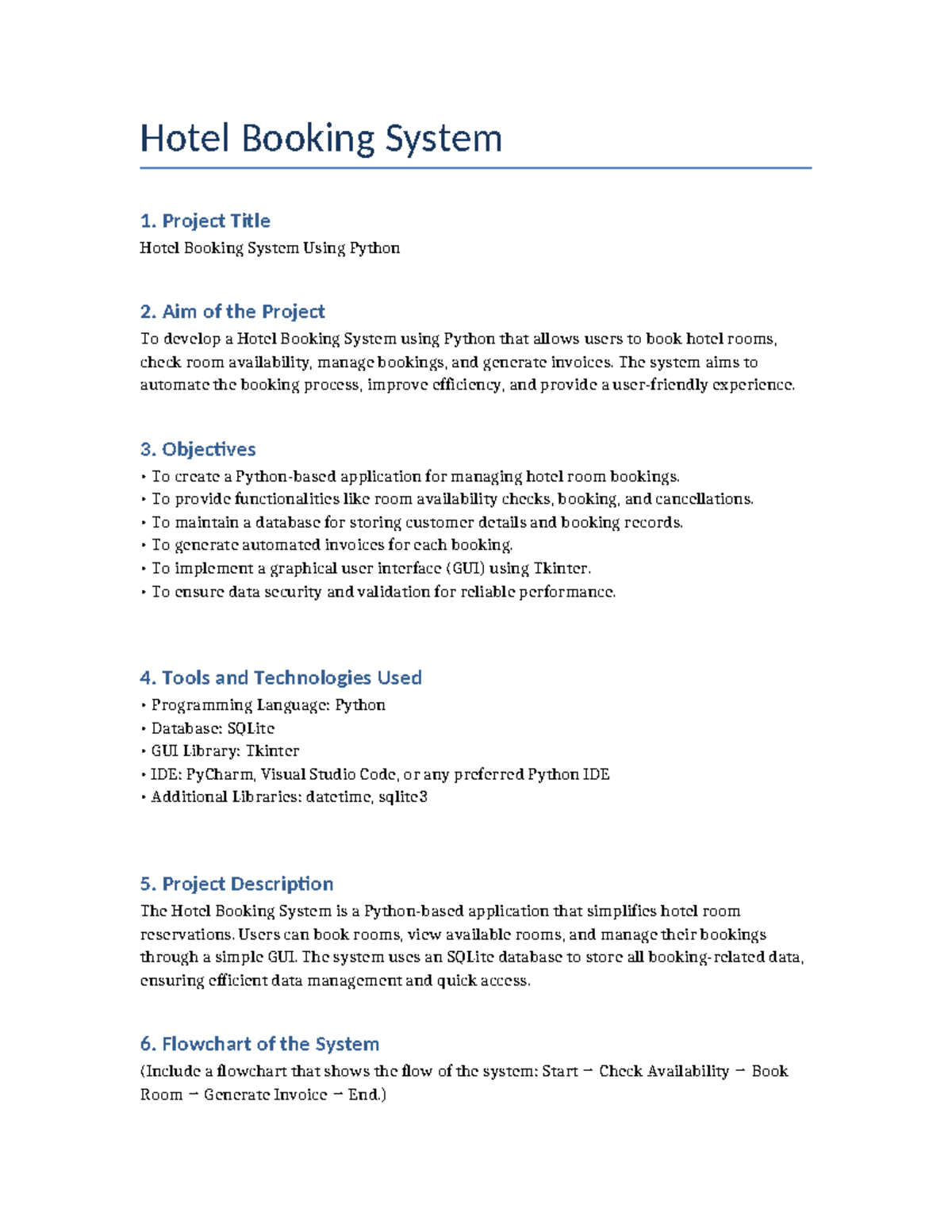 Hotel Booking System Project: Development, Features & Implementation ...