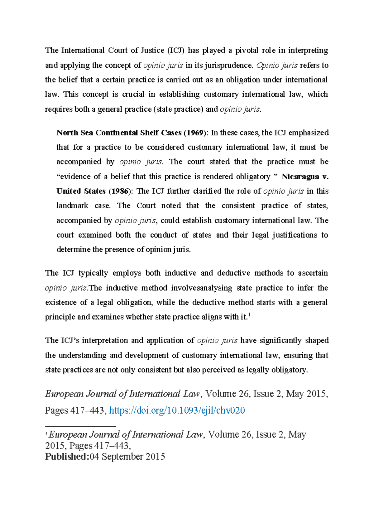 #4 ICJ - ICJ read material - The International Court of Justice (ICJ ...