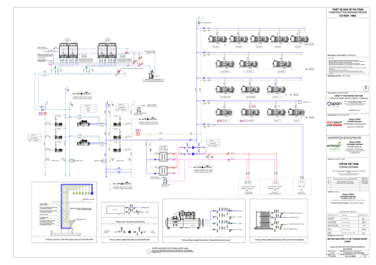COP-DWG-DC-ME-GE-AC-6000-01: Chilled Water System Design Drawing - Studocu