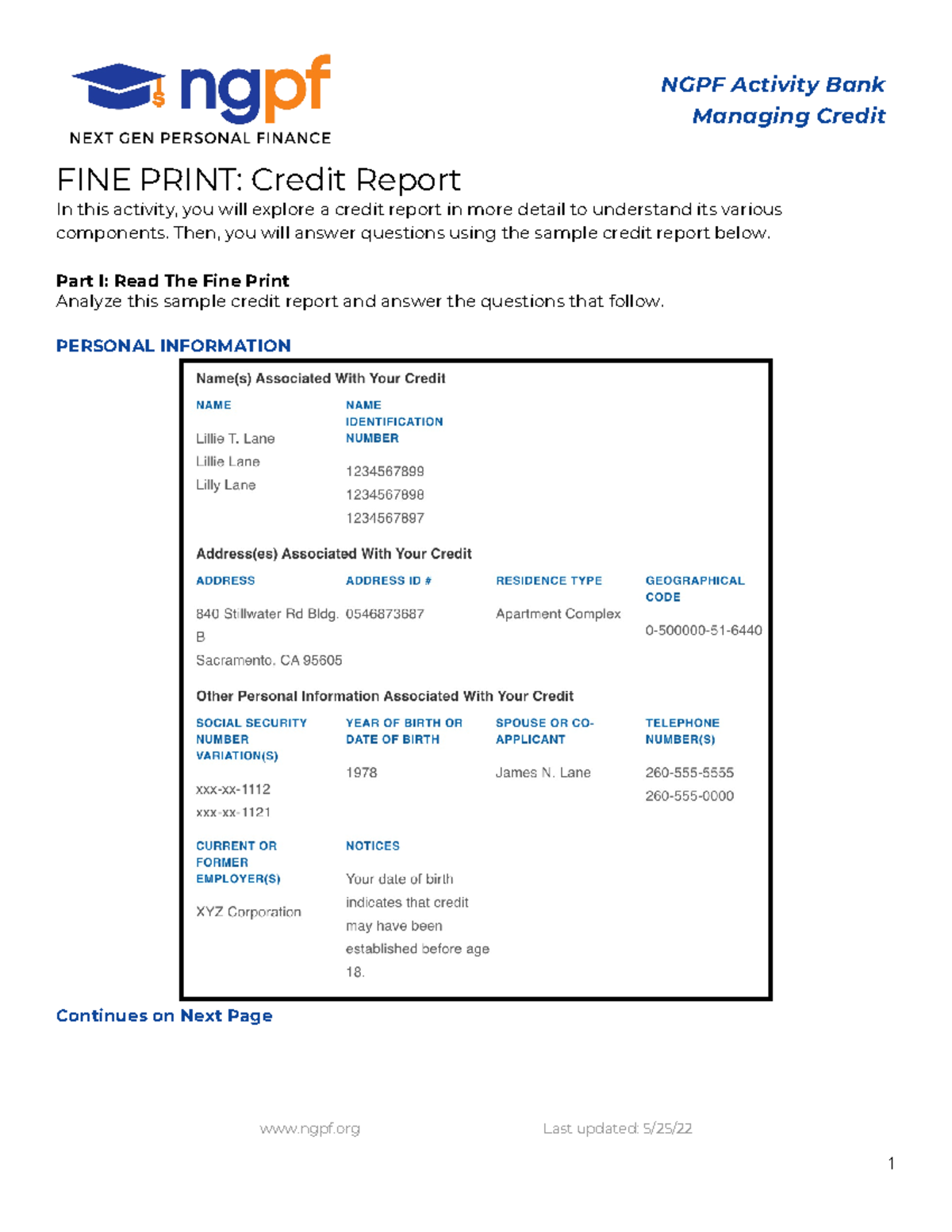 Understanding Credit Reports: A Comprehensive Guide (FINE) - Studocu