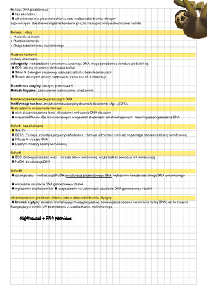 Protoplasty: Izolacja i Transformacja Komórek Roślinnych - Ćwiczenia ...