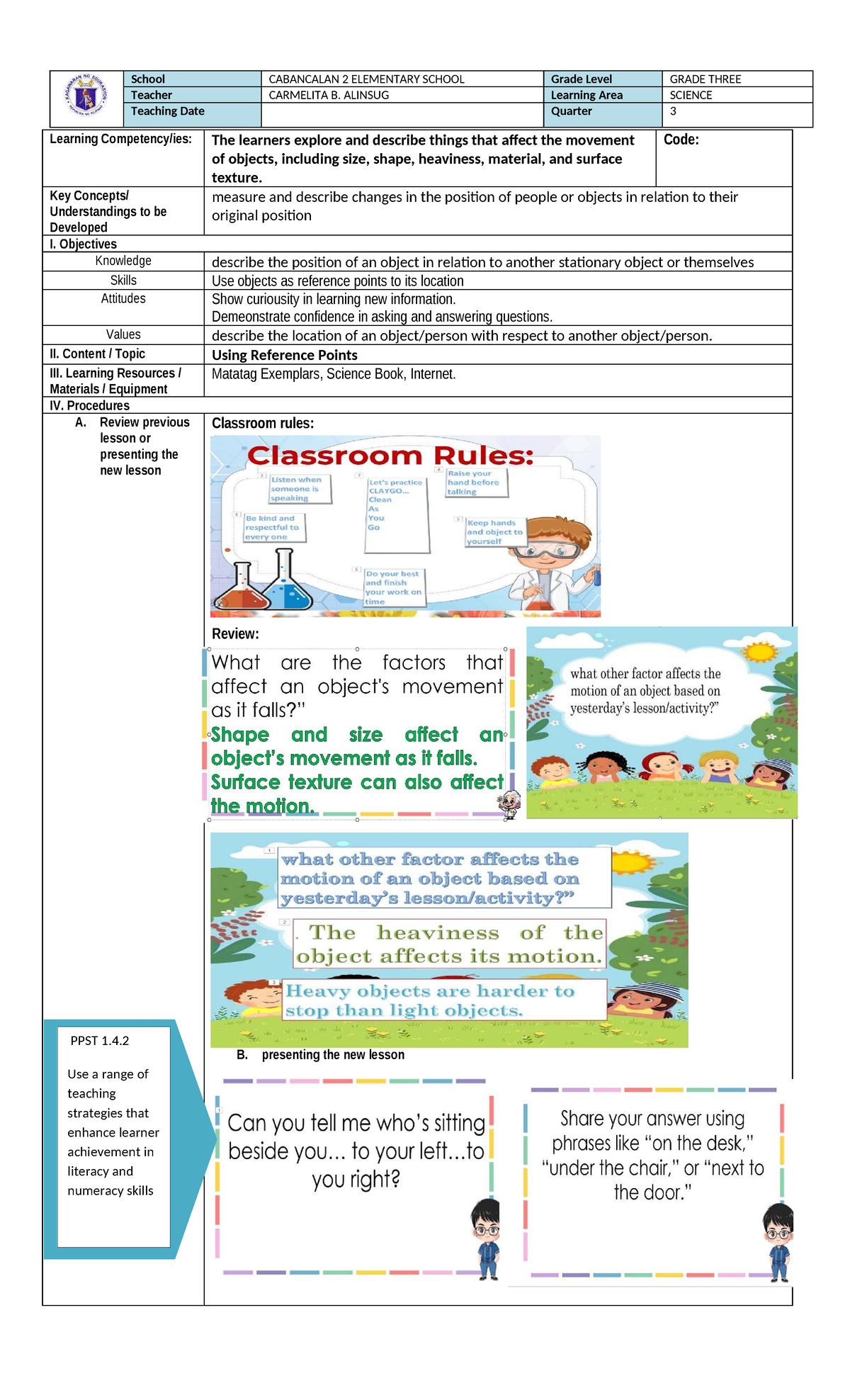 DLP Science 3: Key Understandings & Teaching Strategies (2025-2026 ...