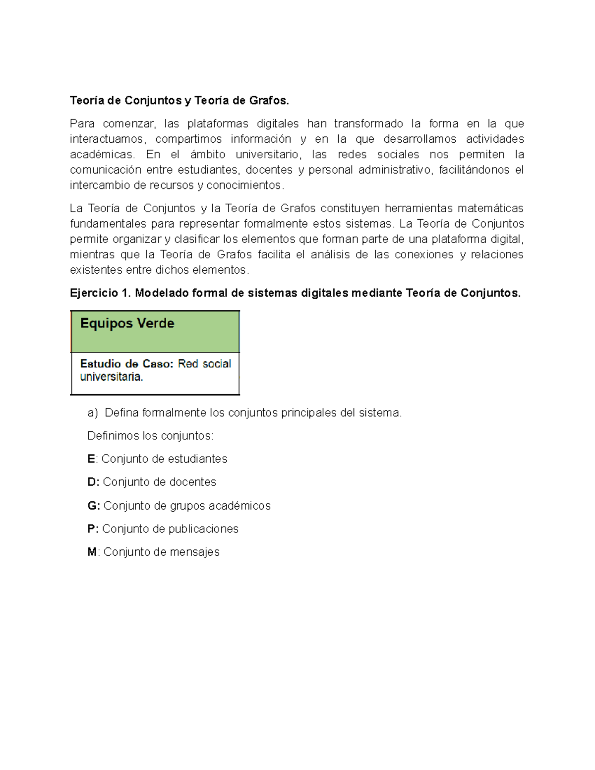 Teoría de Conjuntos y Grafos en Sistemas Digitales: Análisis y Modelado ...