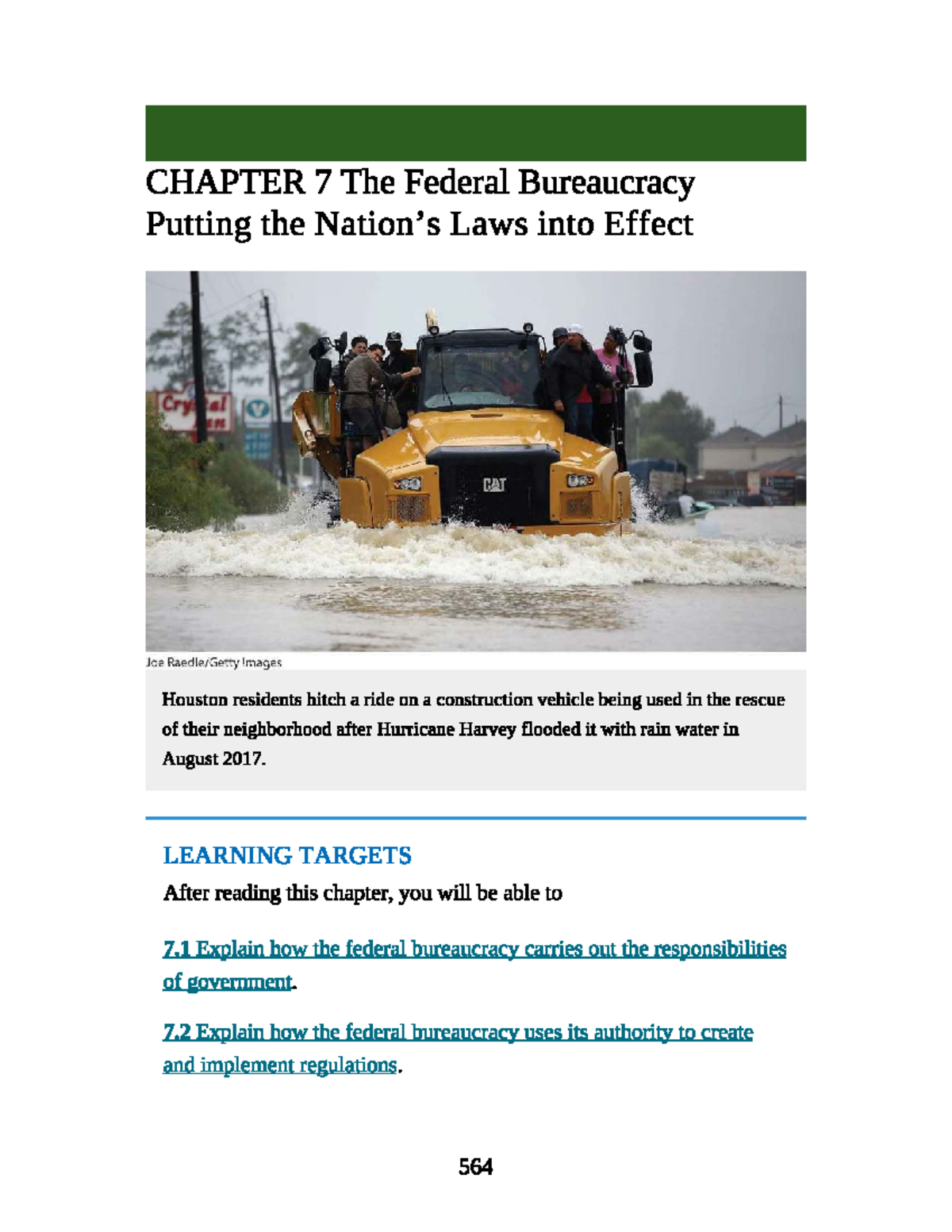 CHAPTER 7: The Federal Bureaucracy and Its Role in Governance (AP Gov ...