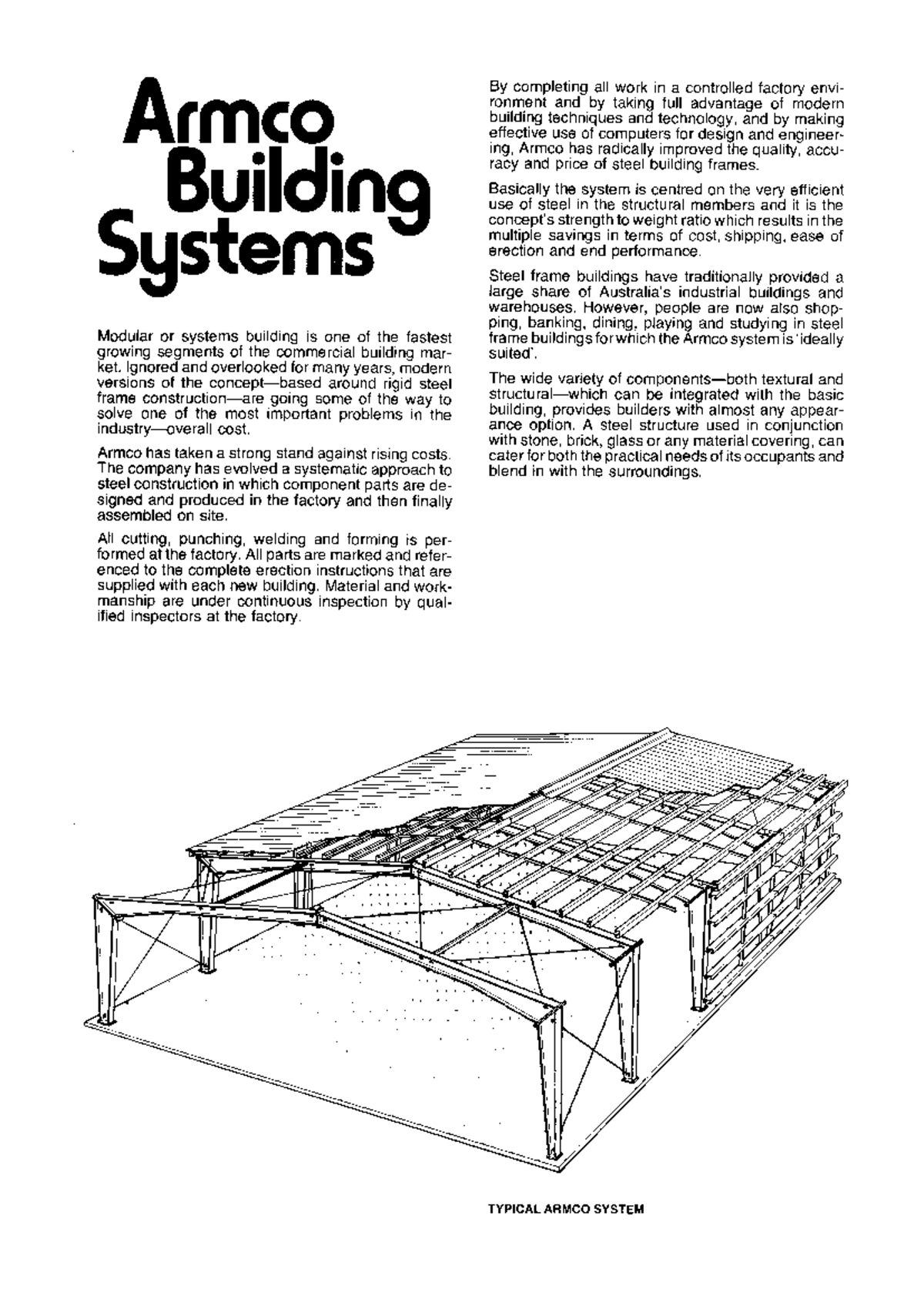 Armco - Comprehensive Guide to Portal Frame Construction - Studocu