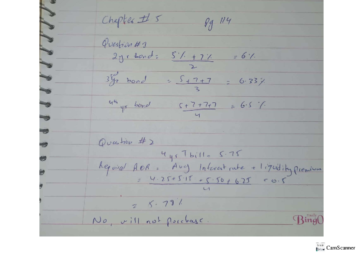 Chapter 5 FIM - Notes on Bonds, Interest Rates, and Returns - Studocu