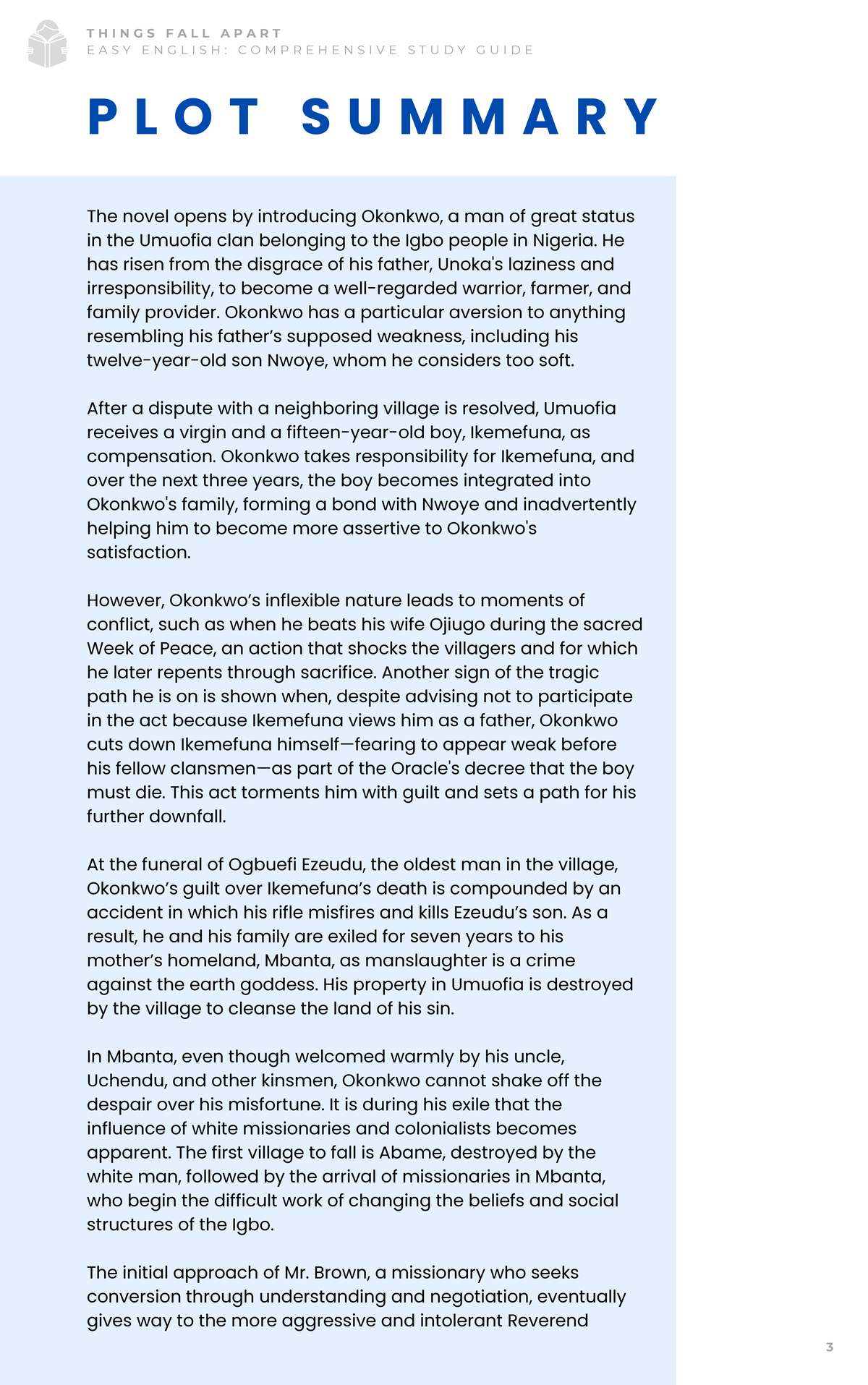 Things Fall Apart Okonkwo And Ikemefuna Relationship