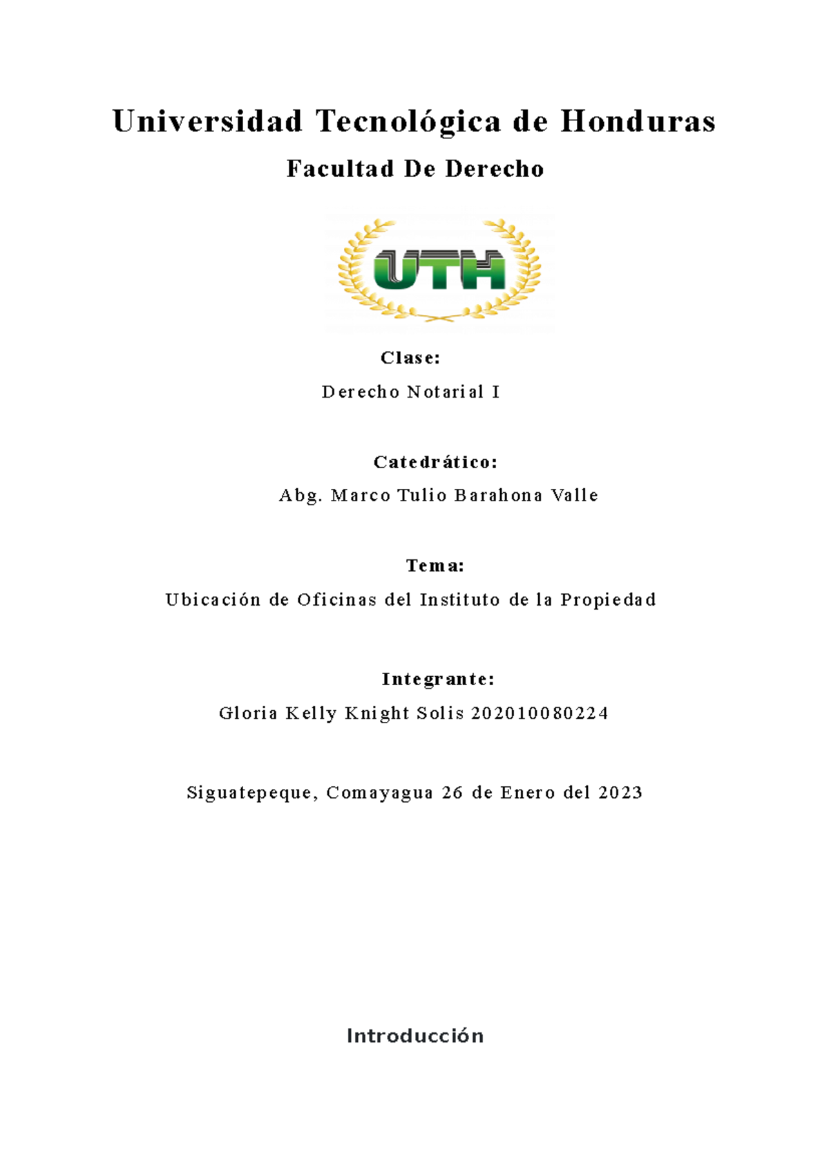 Ubicaciones de Oficinas del Instituto de la Propiedad IP - Honduras ...