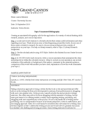 APA 7th edition style guide - Grand Canyon University American ...