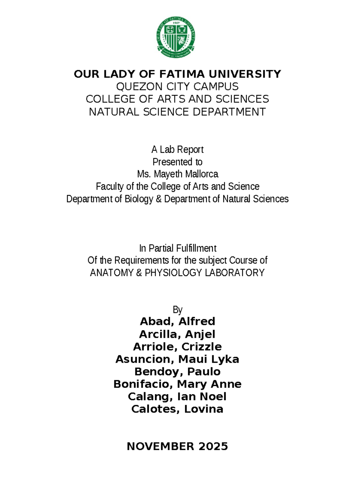 Laboratory Report on Pig Kidney Dissection for ANATOMY PHYSIOLOGY LAB ...