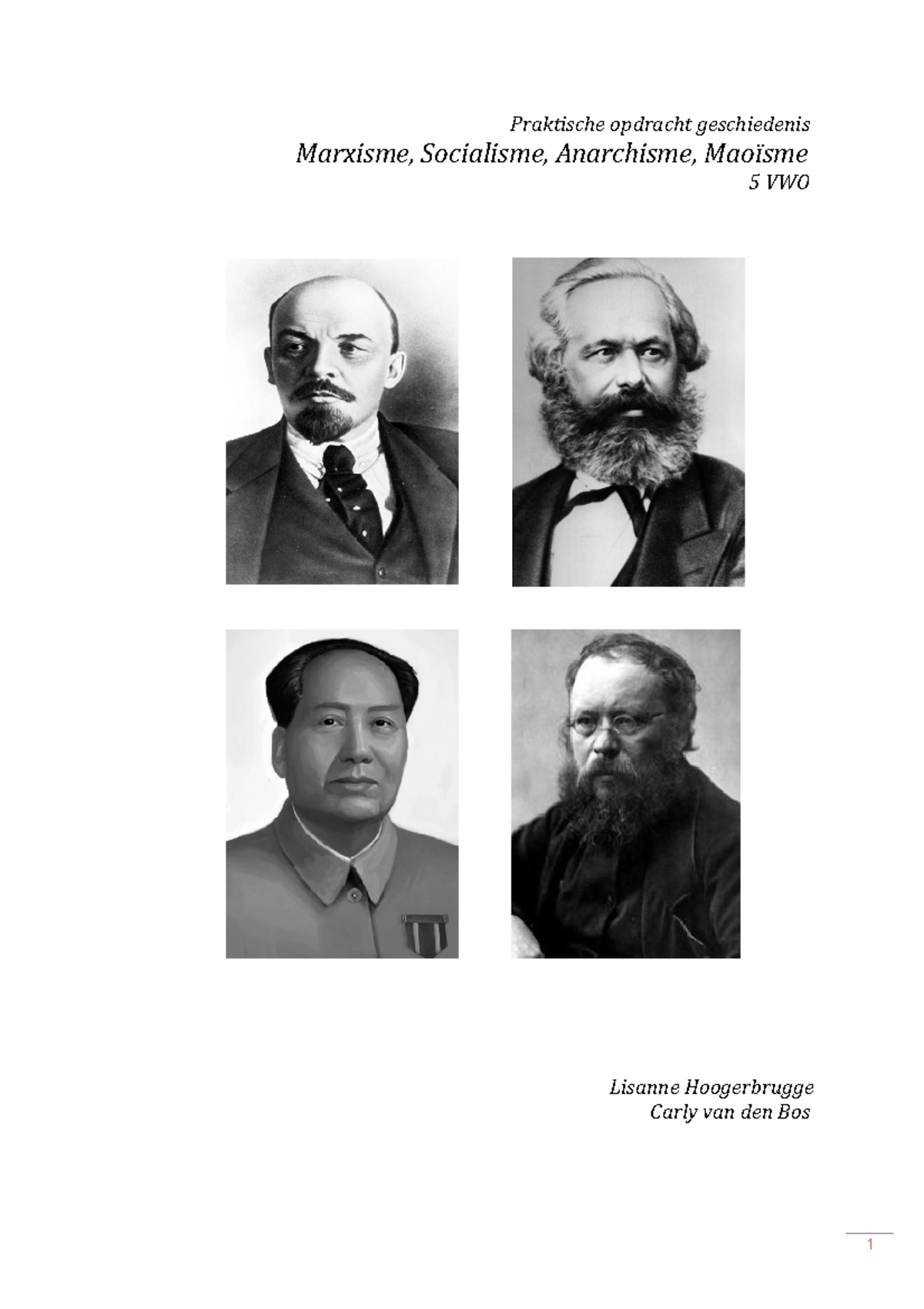 PO geschiedenis: Marxisme, Socialisme en Leninisme 5 VWO verdieping ...