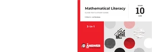 Grade 10 Maths Literacy CAPS Study Guide: Key Concepts & Exercises ...