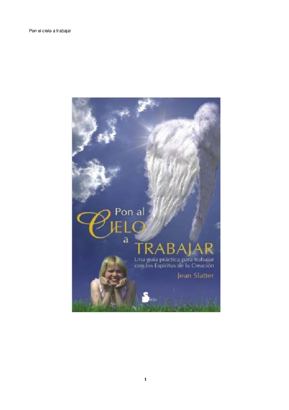 Pon-al-cielo-a-trabajar-de-jean-slatter compress - Elogios para Pon el ...