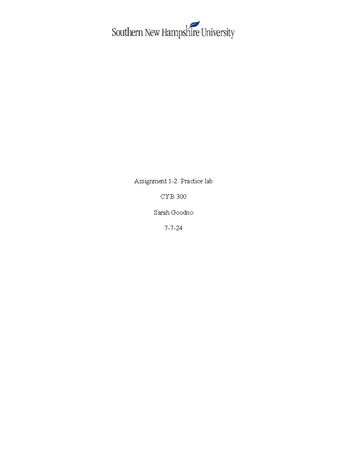 CYB 300 Module One Practice Lab: Securing Linux Devices - Studocu