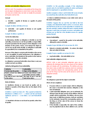 UST Golden Notes in Obligations and Contracts - OBLIGATIONS OBLIGATIONS ...