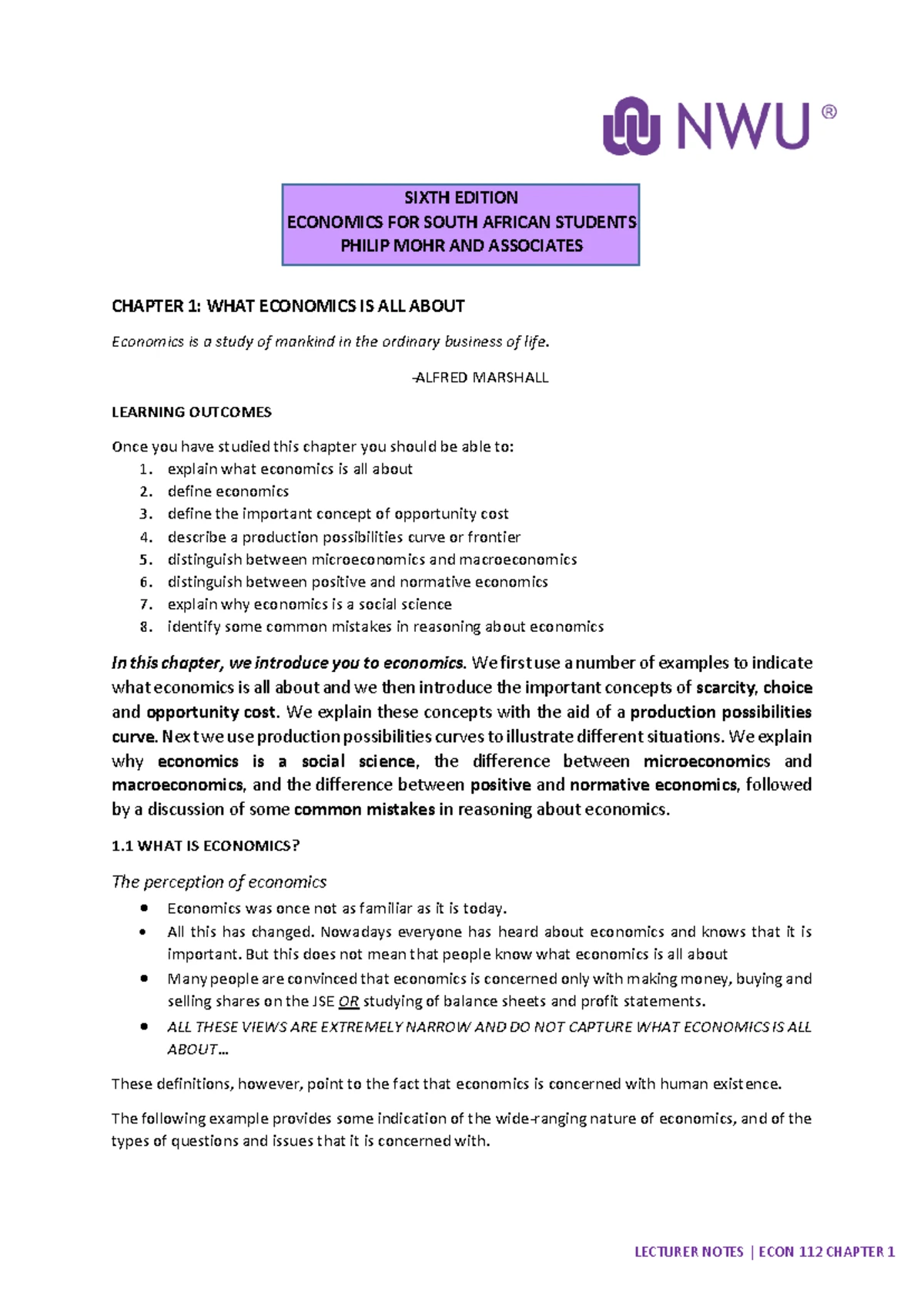 ECON 122 Class Test 1 Memorandum: Macroeconomics Insights - Studocu