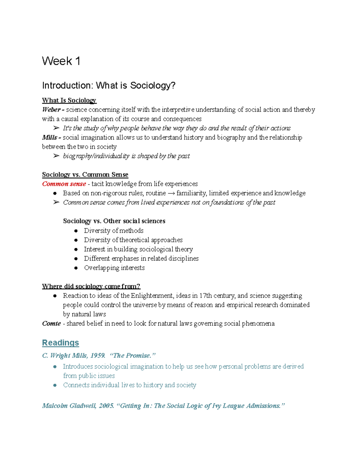 SO100: Intro to Sociology - Key Concepts and Theoretical Foundations ...