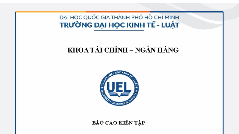 Báo cáo Kiến Tập Tổng Quan Nghiệp Vụ Xuất Lô Hàng Tại Buu Long JSC ...