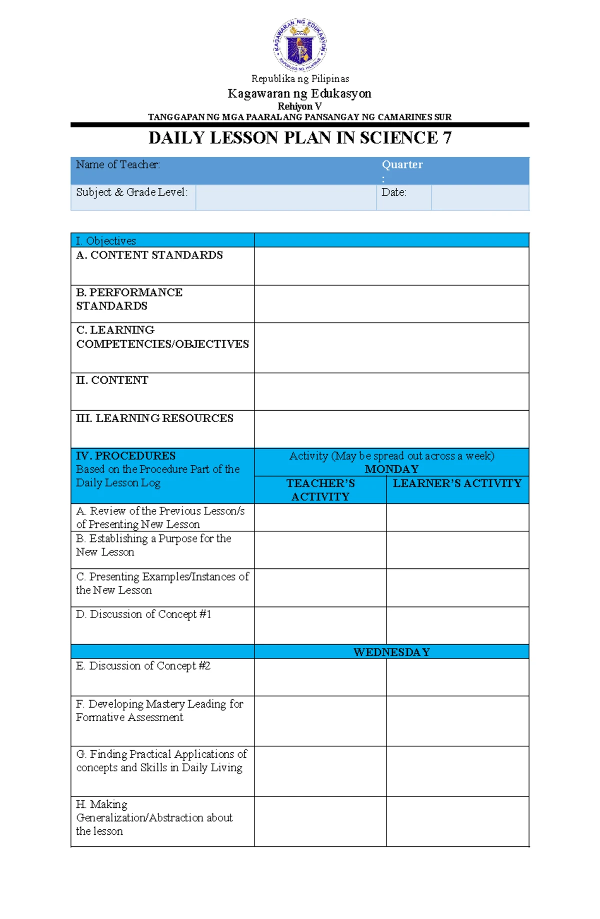 Lesson-5 DLP final - Types and Examples or Research in Different Areas ...