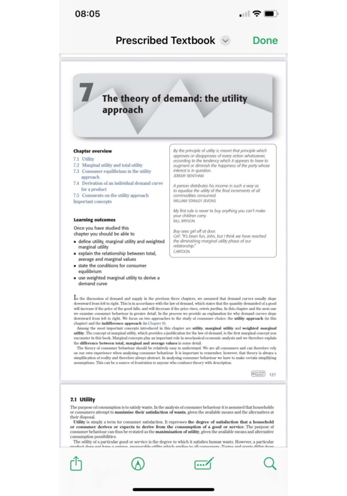 MGT101 Chapter 7: The Theory of Demand - Utility Approach Overview ...
