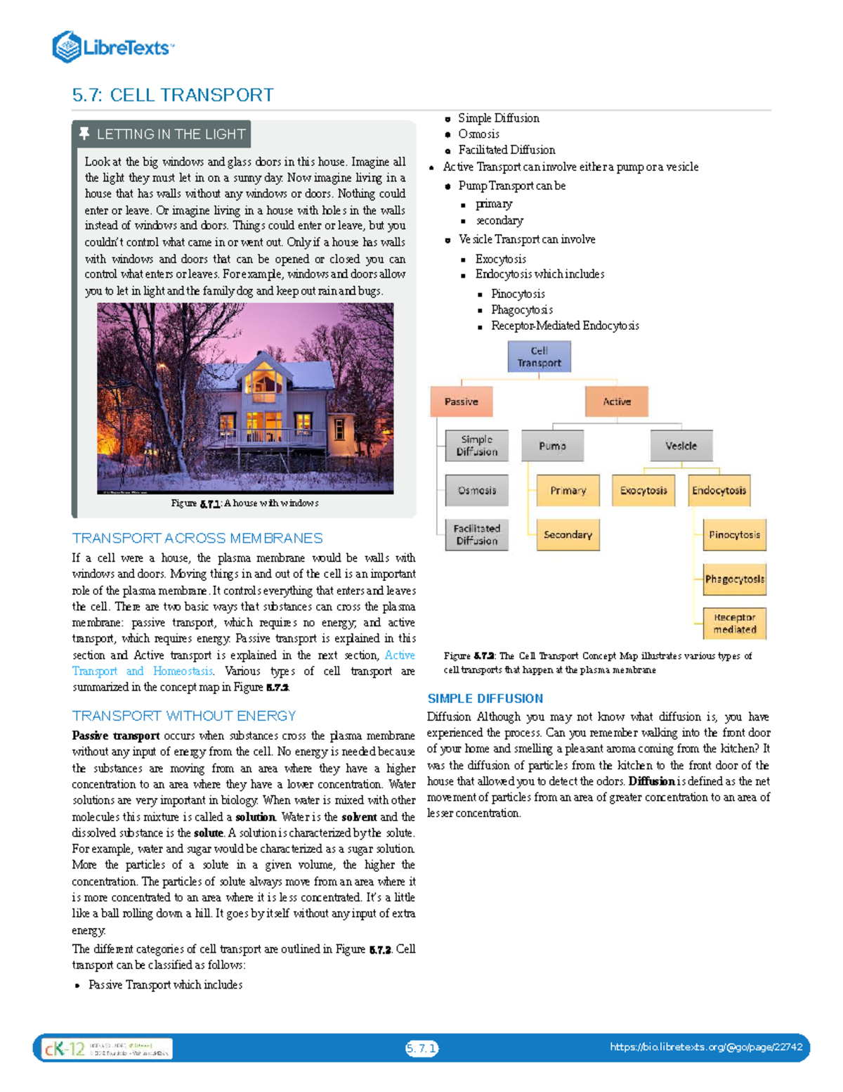 Biology 5.7: Cell Transport - Diffusion, Osmosis & Active Transport ...