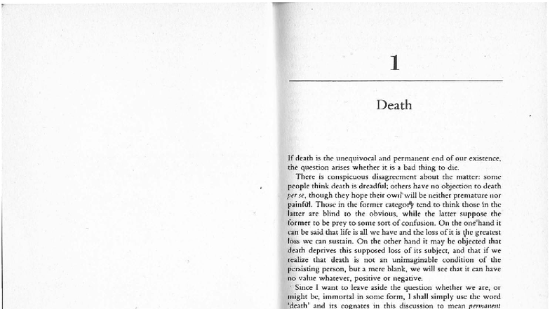 Exploring the Nature of Death: Philosophical Perspectives on Mortality ...