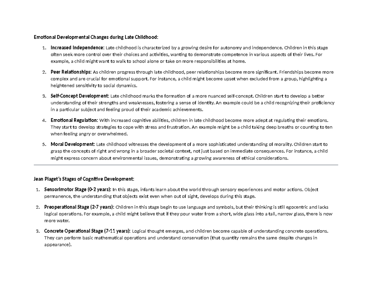 Emotional Development & Bloom's Taxonomy: Insights for Educators - Studocu