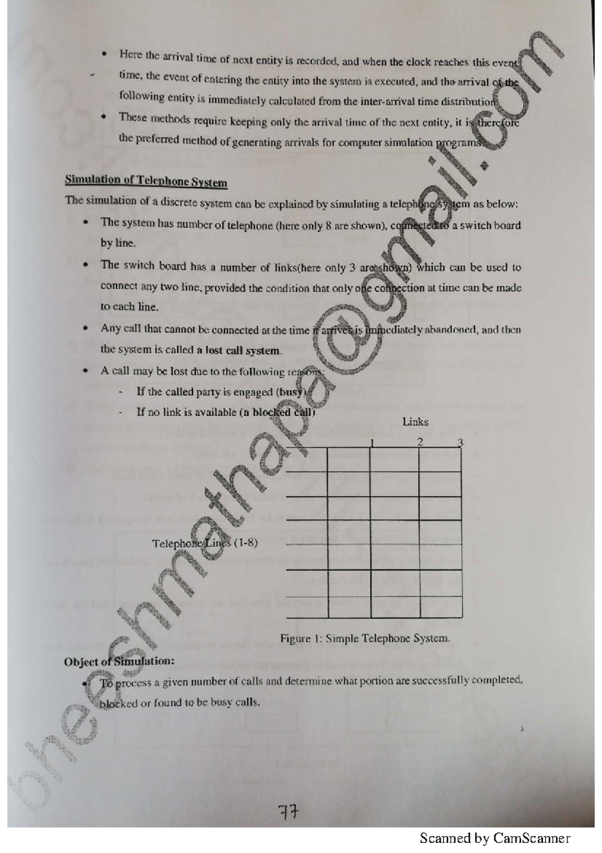 Simulation of Telephone System: SNM Notes Extract - Studocu