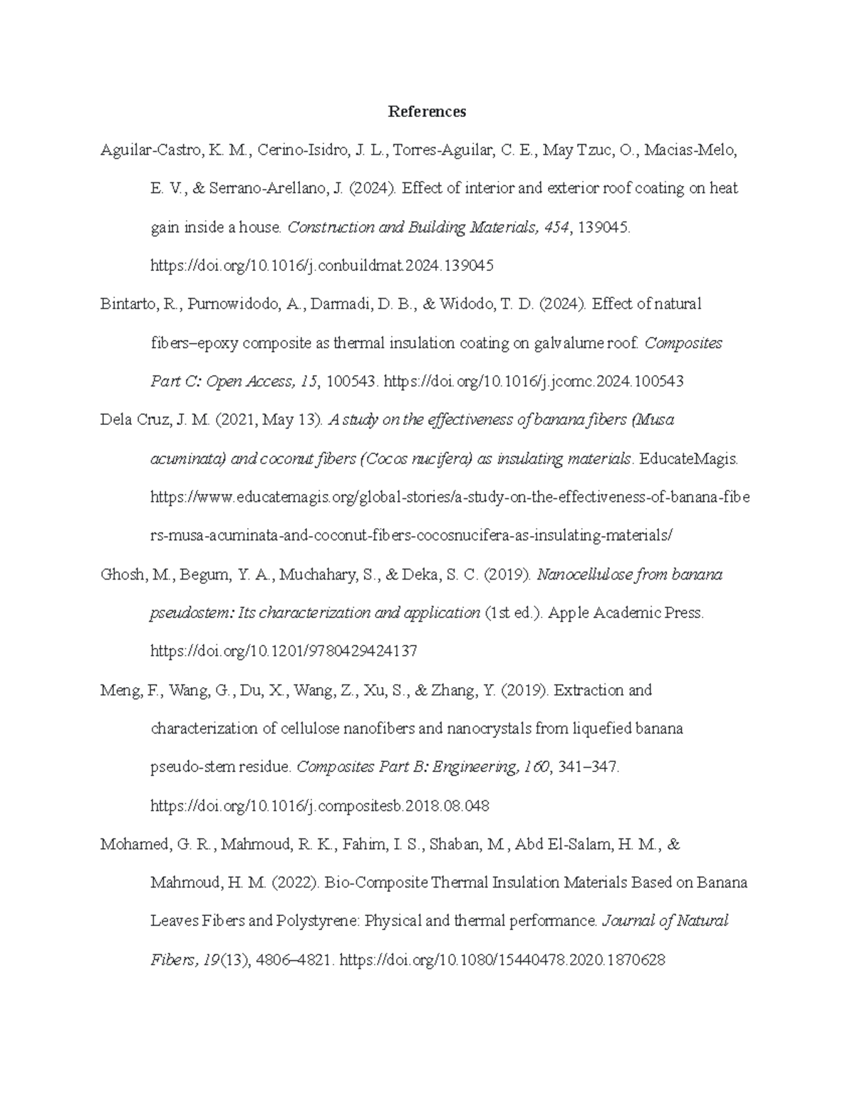 Review of Thermal Insulation Materials and Techniques (ENG 2024) - Studocu