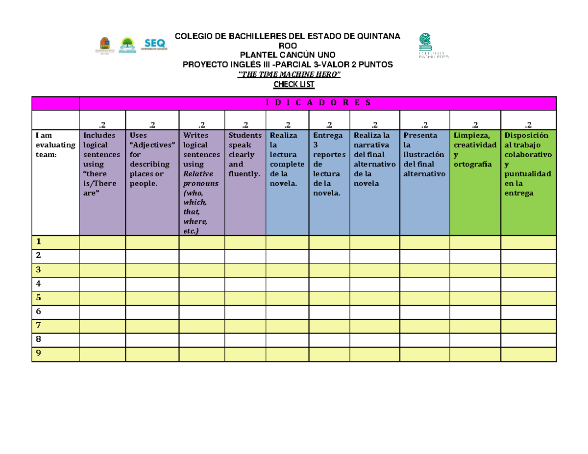 THE TIME Machine HERO con diego 1 - COLEGIO DE BACHILLERES DEL ESTADO DE QUINTANA ROO PLANTEL ...