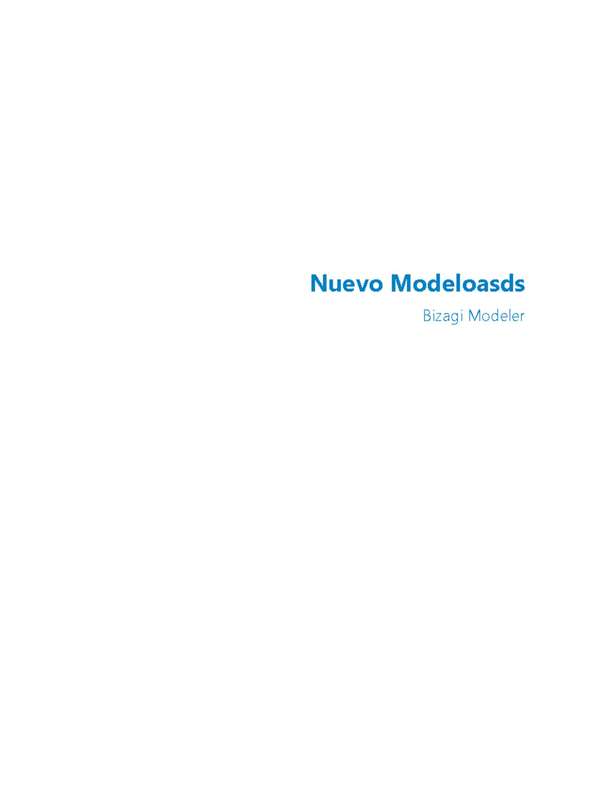 Sadasdasdas - asa - Nuevo Modeloasds Bizagi Modeler Tabla de Contenidos ...