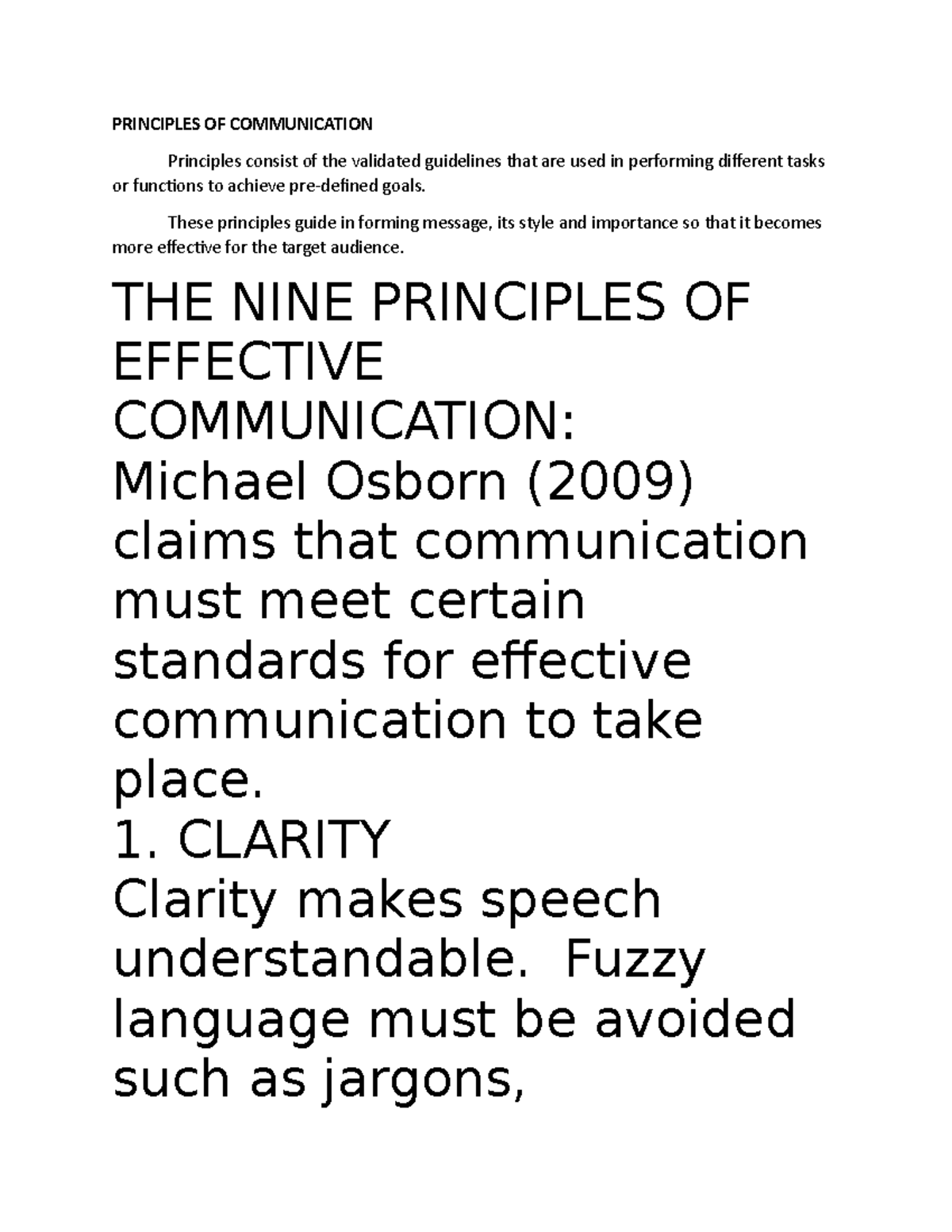 Principle of Communication - PRINCIPLES OF COMMUNICATION Principles ...