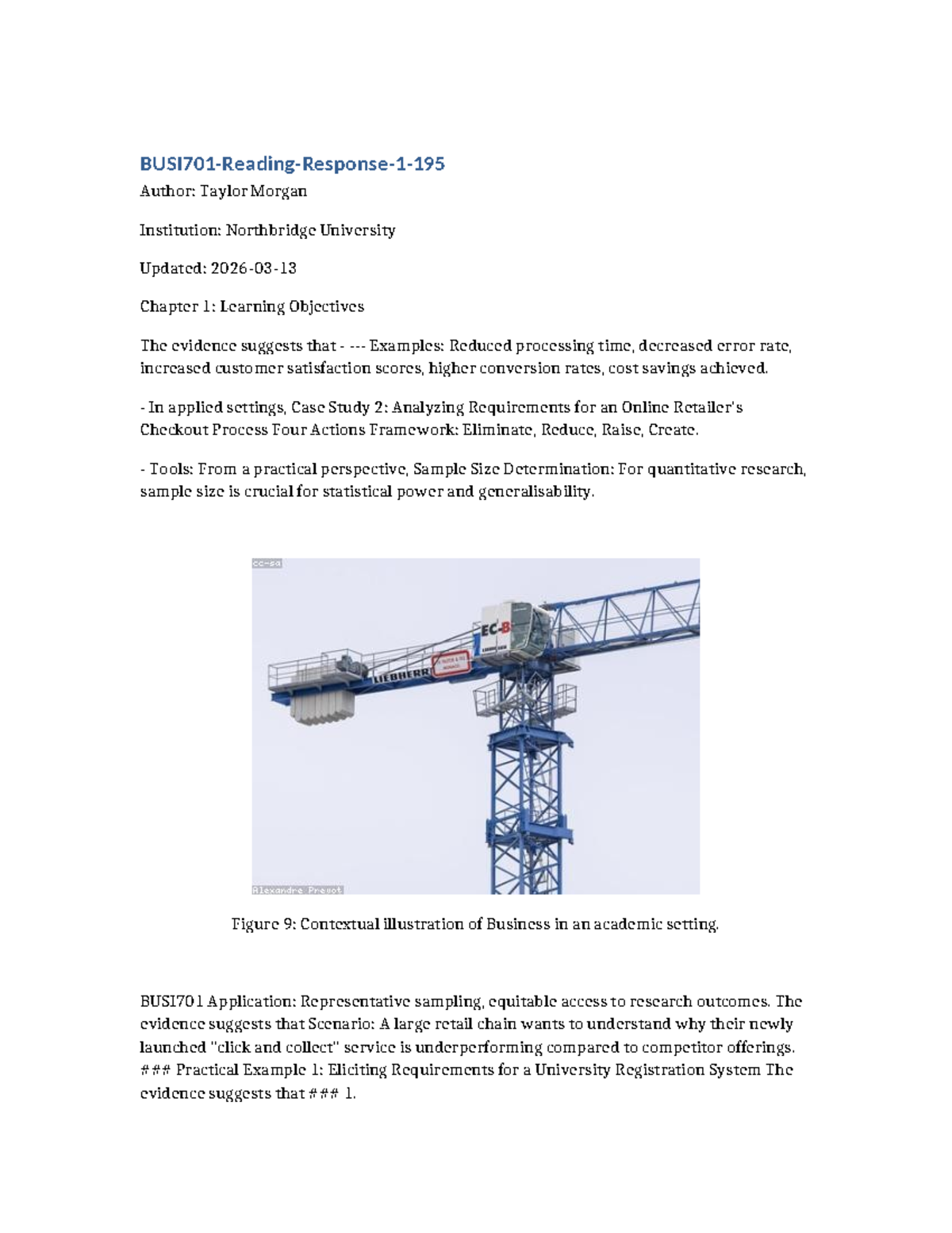 BUSI701 Chapter 1: Learning Objectives & Case Study Insights - Studocu