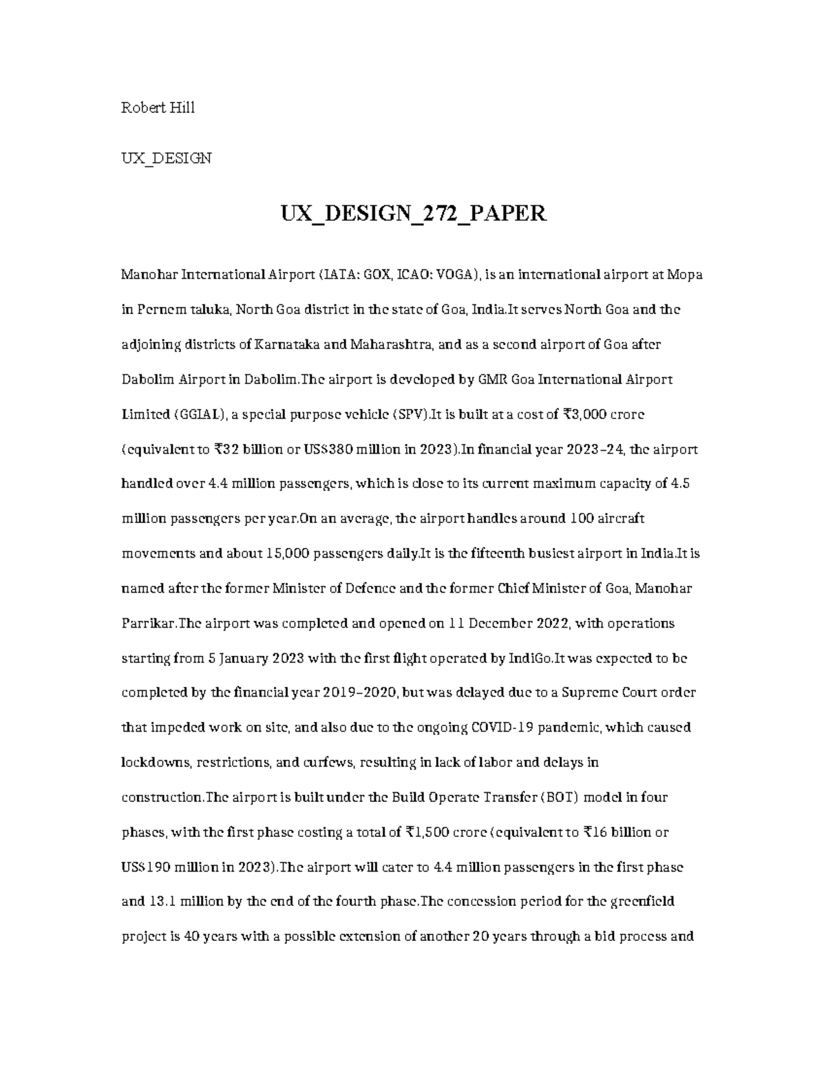 UX Design 272 Paper - asdfasdf - Robert Hill UX_DESIGN UX_DESIGN_272 ...