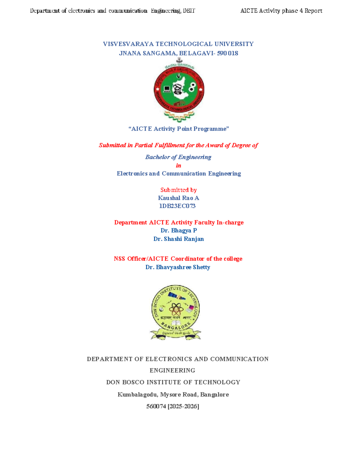 AICTE Activity Phase 4 Report: Efficient Garbage Disposal Management ...
