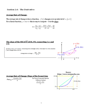 Applied Calculus Notes (Section 3 - Section 3: Basic Rules of ...