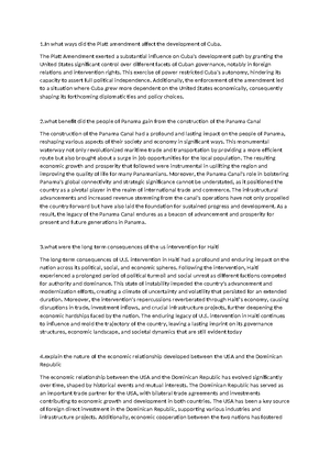 CXC Caribbean Studies CAPE Revision Notes - CAPE Caribbean Studies ...
