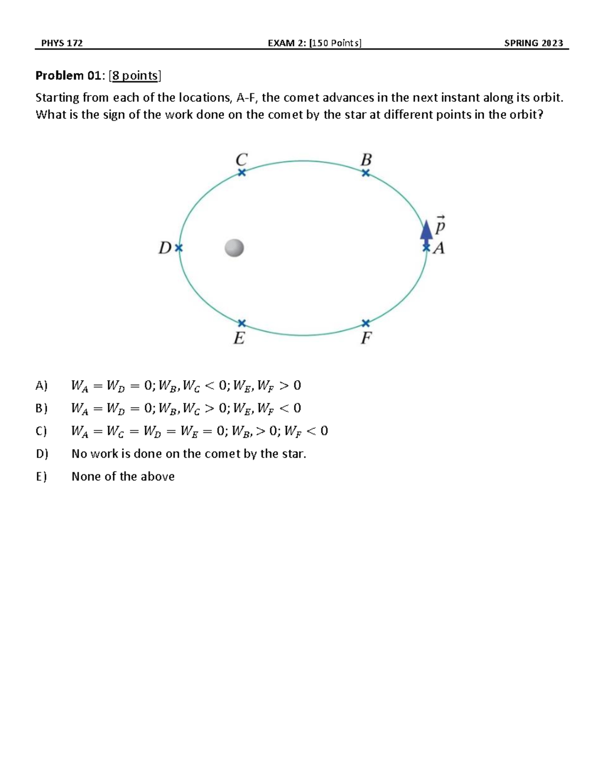 PHYS172 S23 Exam 2 Practice Problems & Solutions - Studocu