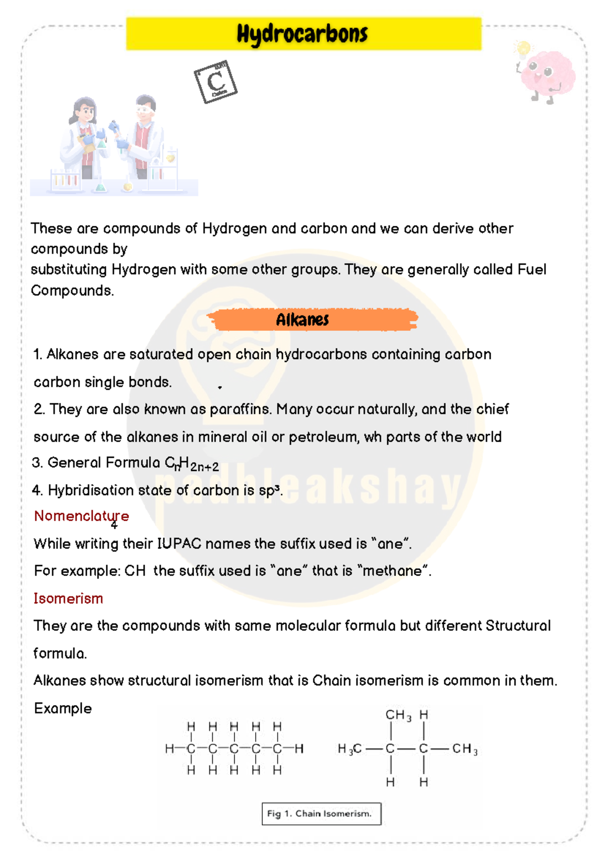 Chapter 9 - Fuel Compounds: Alkanes, Alkenes, and Alkynes Overview ...
