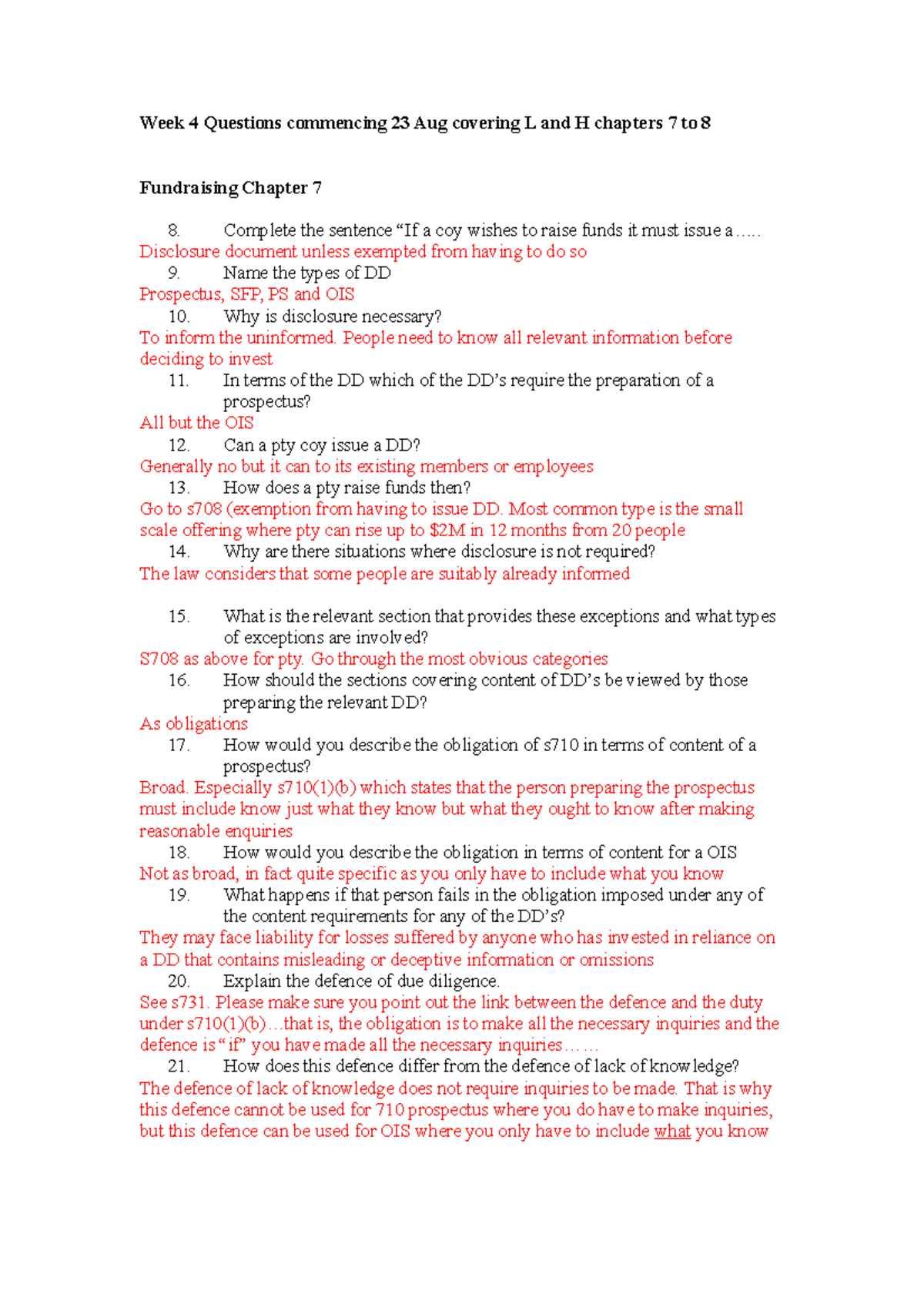 Workshop 5 Chapter 7&8 - Week 4 Questions commencing 23 Aug covering L ...