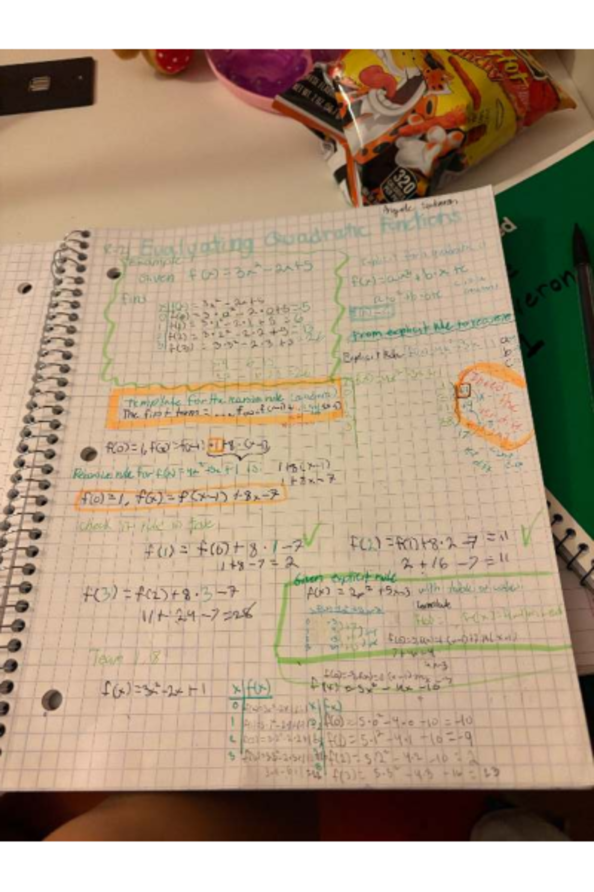 Final Exam Study Guide for ABC123: Quadratic Functions and Rules - Studocu