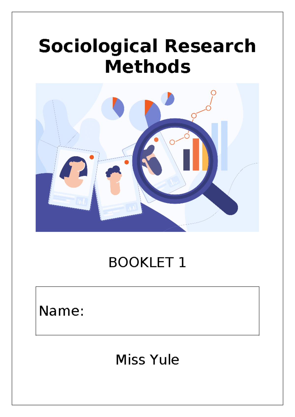 Sociological Research Methods Booklet 1 Overview And Key Concepts