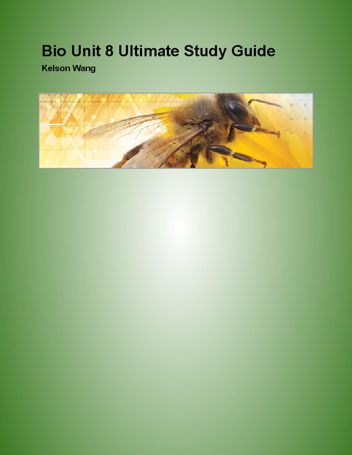 Bio Unit 8 Final Study Guide: Evolution, Geology, and Natural Selection ...