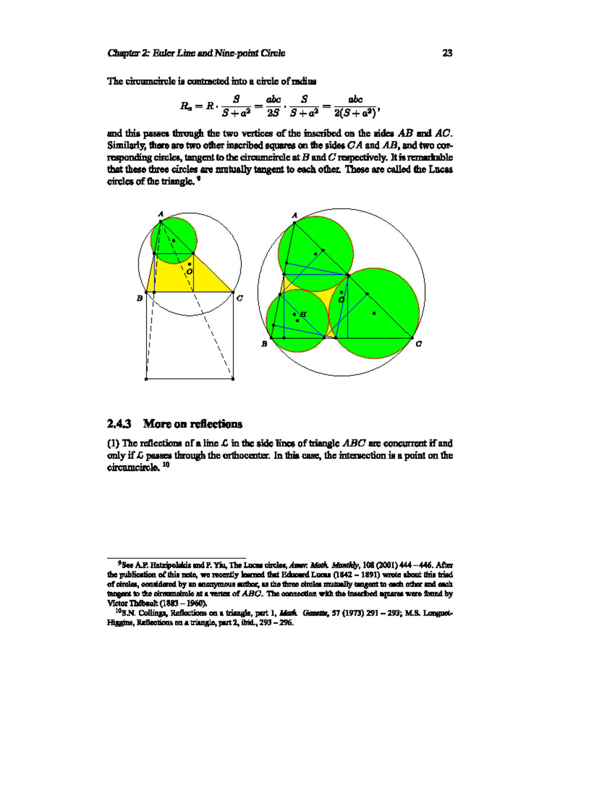 Chapter 2: Euler Line and Circle in Triangle Geometry (Geo200) - Studocu
