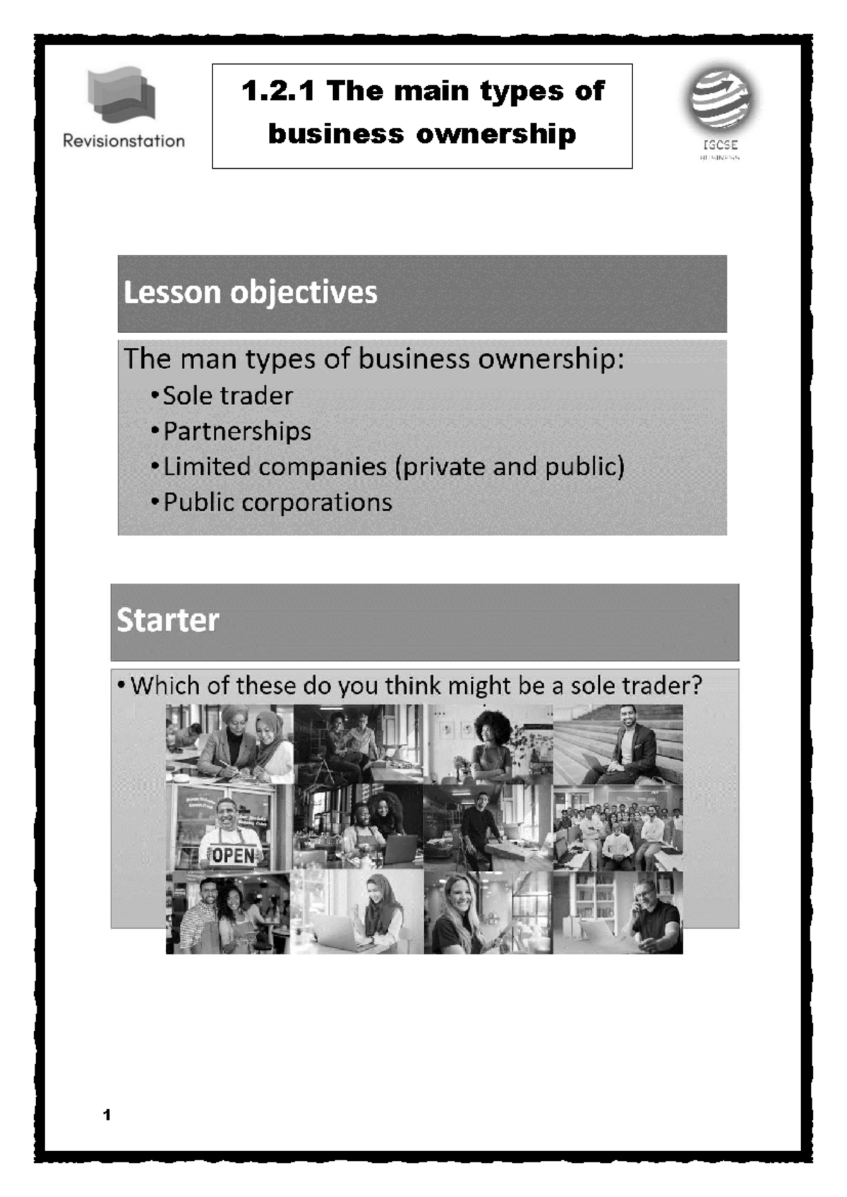 Business Ownership Types Overview: Sole Traders, Partnerships & Ltds ...