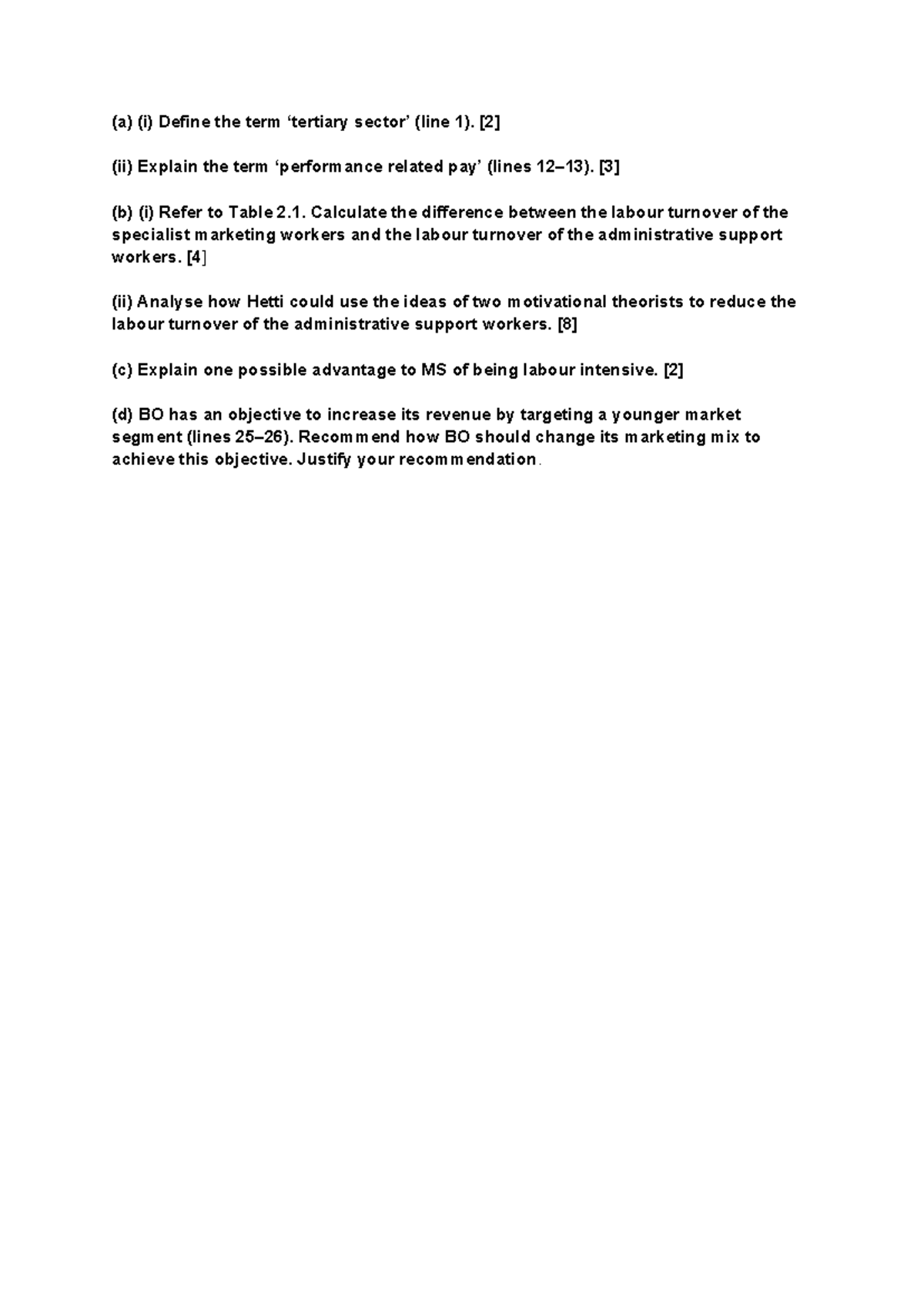 Khadija - P2 - 2020 - Past Paper Analysis and Recommendations - Studocu