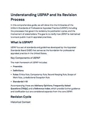 Understanding USPAP Changes: Emphasis on Nondiscrimination Impact ...