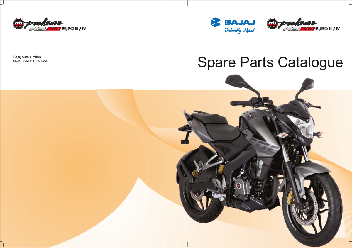 Pulsar-NS 200 - Manual de partes NS200 - Spare Parts Catalogue Bajaj ...